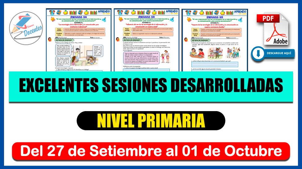 Excelentes SESIONES DESARROLLADAS de todas las áreas para Nivel ... Excelentes SESIONES DESARROLLADAS de todas las áreas para Nivel ...
