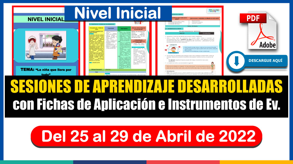 Excelentes SESIONES DE APRENDIZAJE DESARROLLADAS con Fichas de ... Excelentes SESIONES DE APRENDIZAJE DESARROLLADAS con Fichas de ...